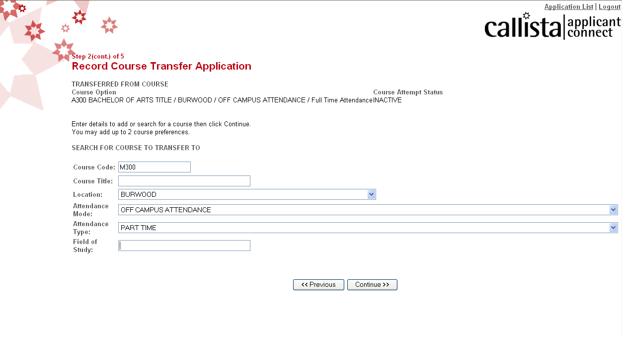 Applicant Portal