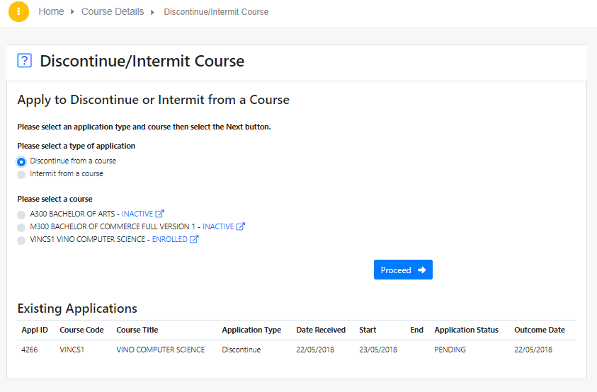Second Generation Student Connect Applications