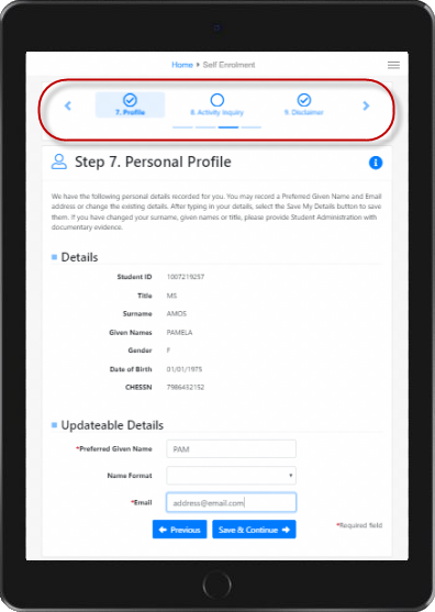 Second Generation Student Connect Applications