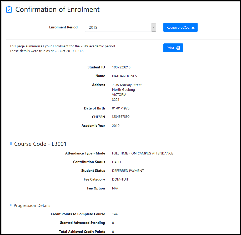 Second Generation Student Connect Applications